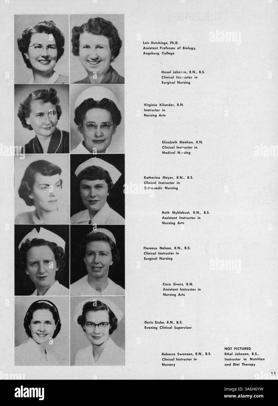 The 1955 yearbook from Swedish Hospital School of Nursing captures the ...