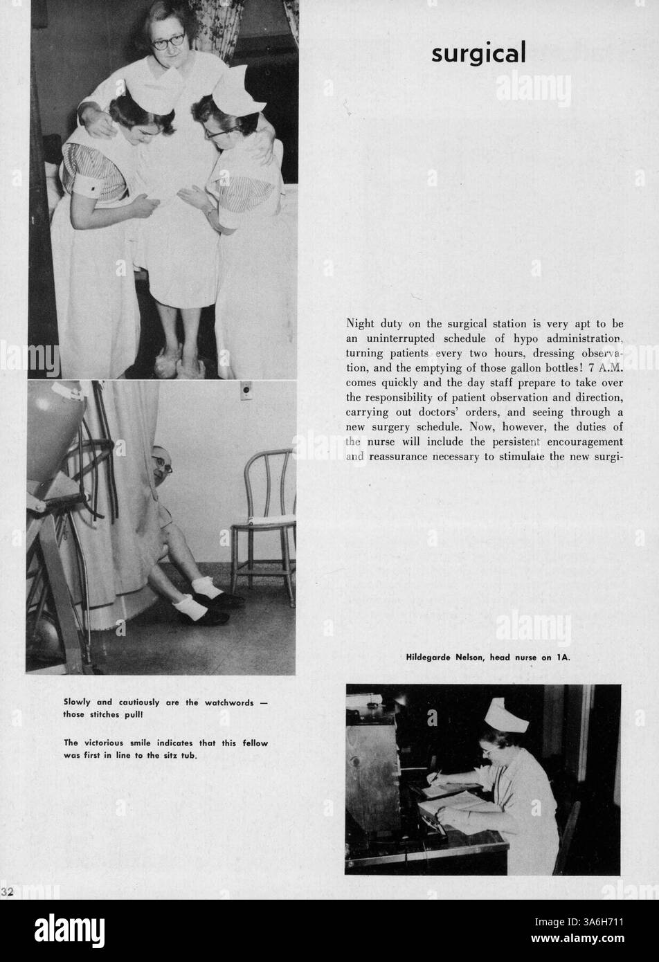 The 1955 yearbook from Swedish Hospital School of Nursing captures the ...