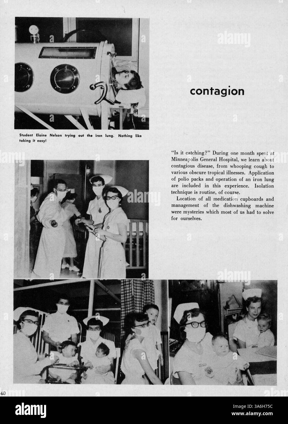 The 1955 yearbook from swedish hospital school of nursing highli hi-res ...