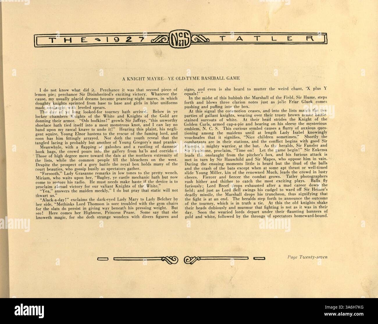 The 1927 Tatler yearbook from Northrop Collegiate School documents ...