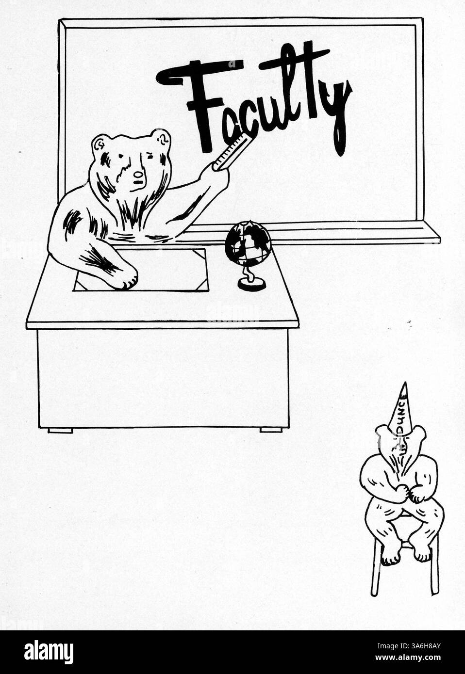 This 1953 edition of The Bear yearbook from Bloomington High records ...