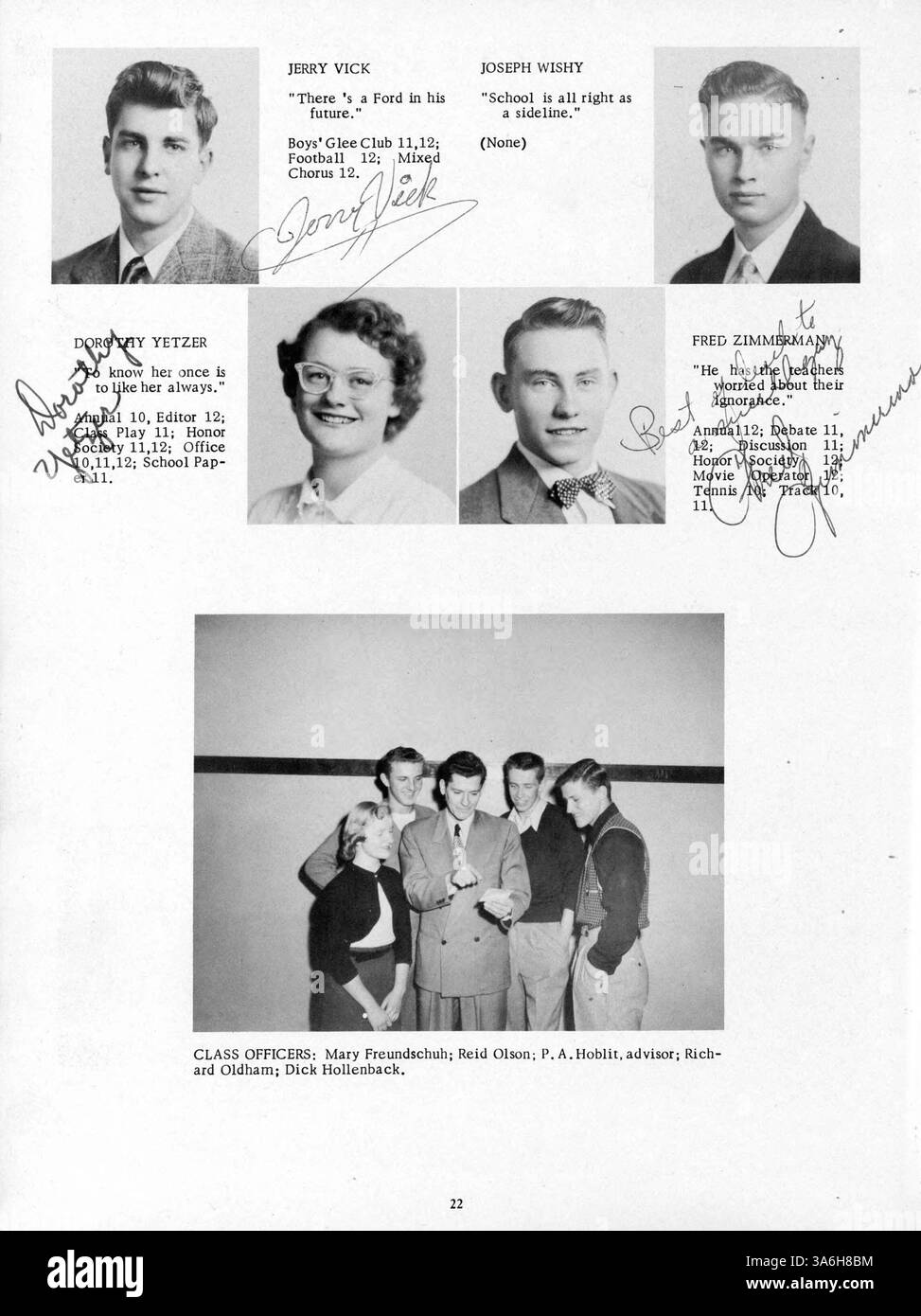 This 1953 Bloomington High Yearbook, The Bear, captures key moments ...