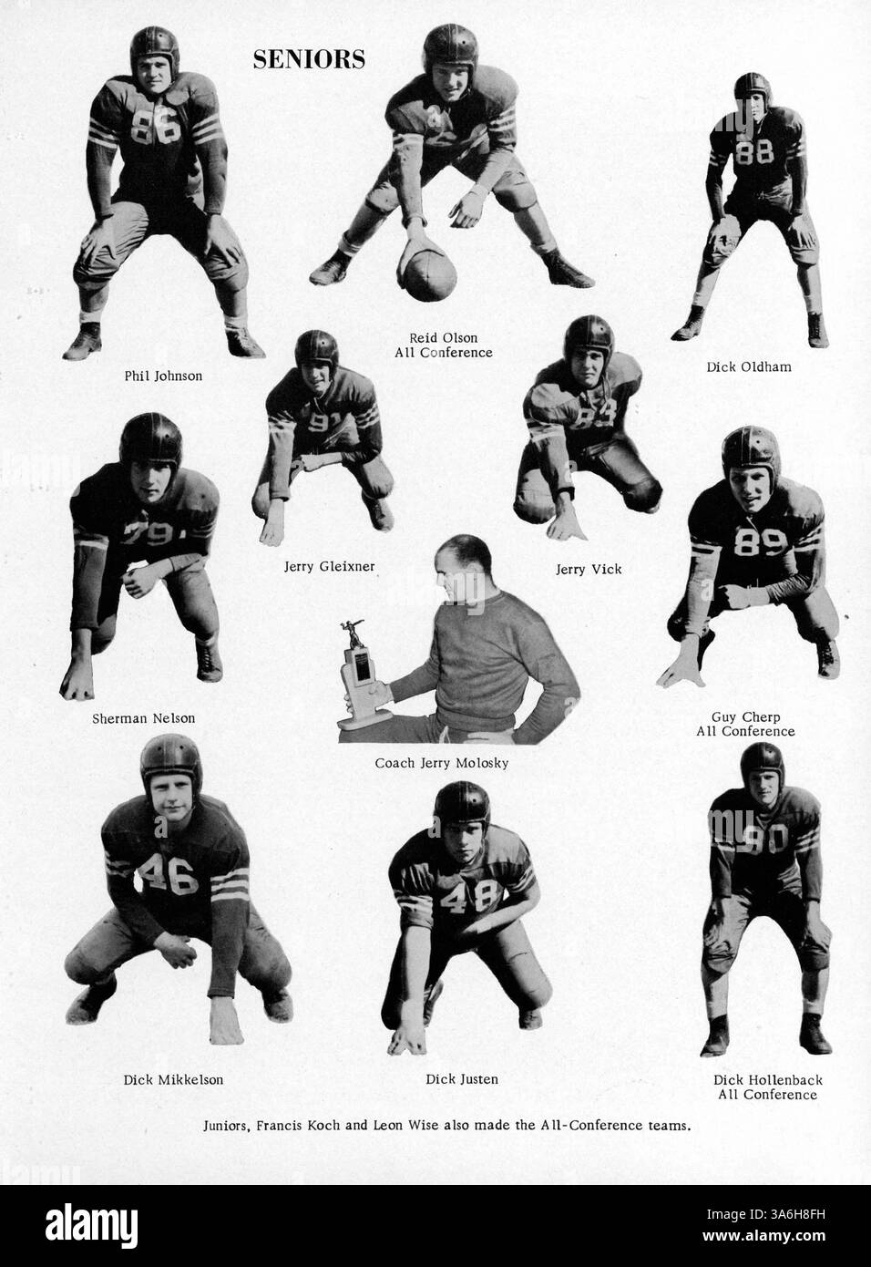 This 1953 Bloomington High Yearbook, The Bear, captures the essence of ...