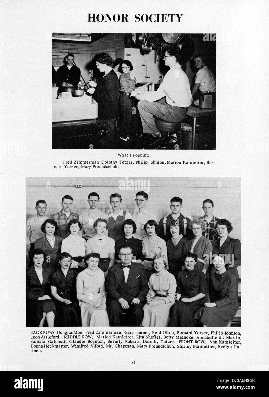 This 1953 edition of The Bear yearbook from Bloomington High School ...