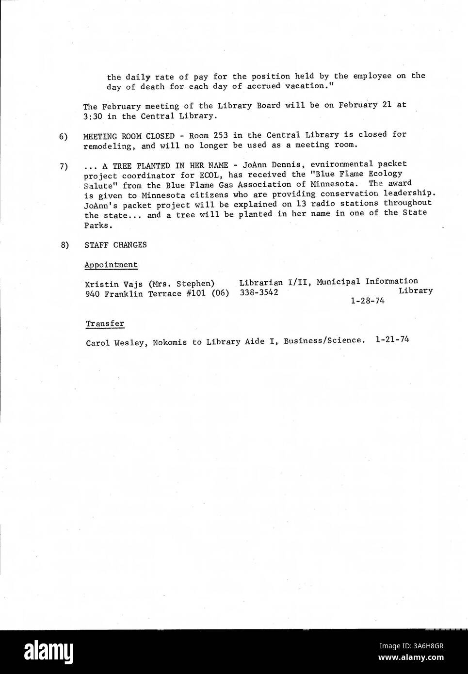 The minneapolis public library official bulletin from 1974 provi hi-res ...