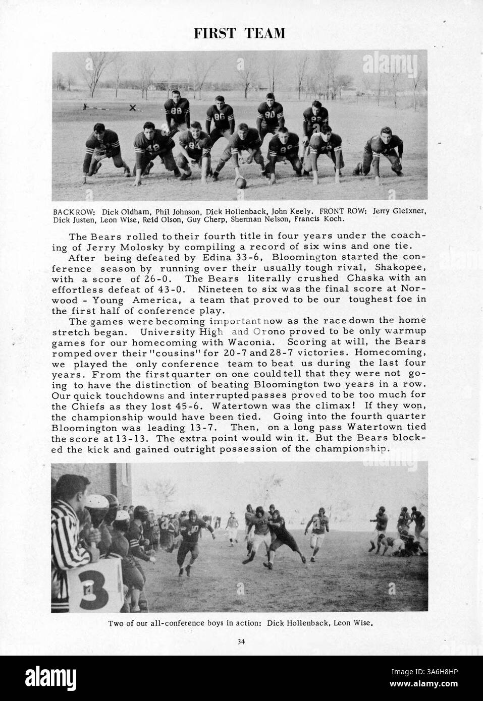 Yearbook from bloomington high school features significant events hi ...