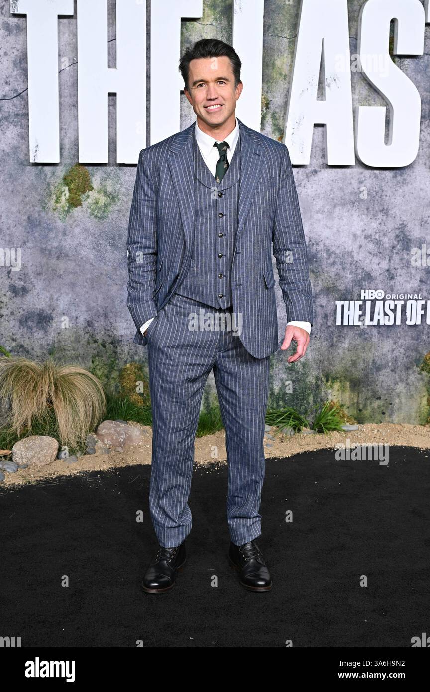 Rob McElhenney bei der Premiere der zweiten Staffel der HBO Serie 'The Last of Us' im TCL ...