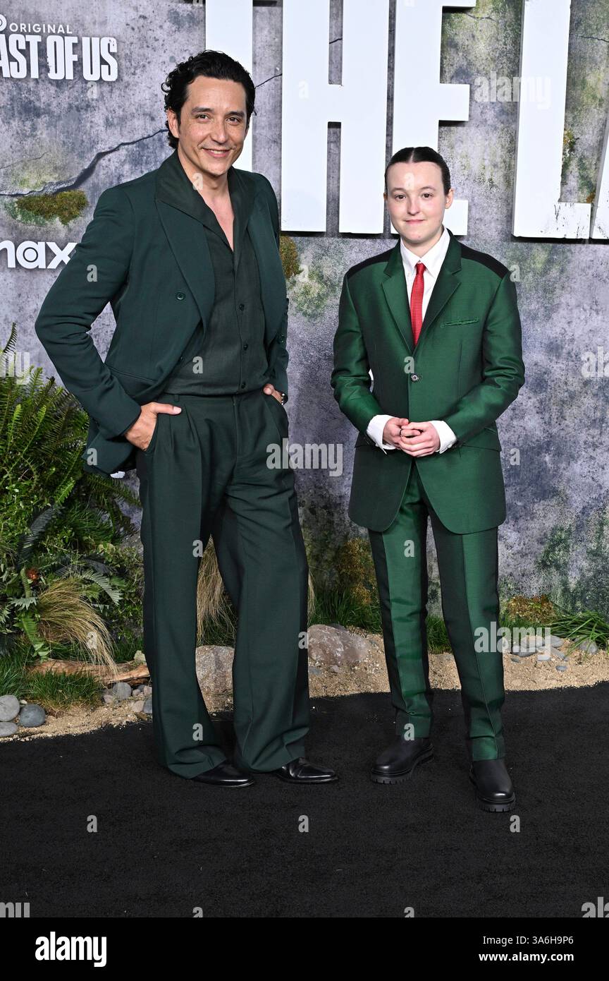 Gabriel Luna und Bella Ramsey bei der Premiere der zweiten Staffel der ...
