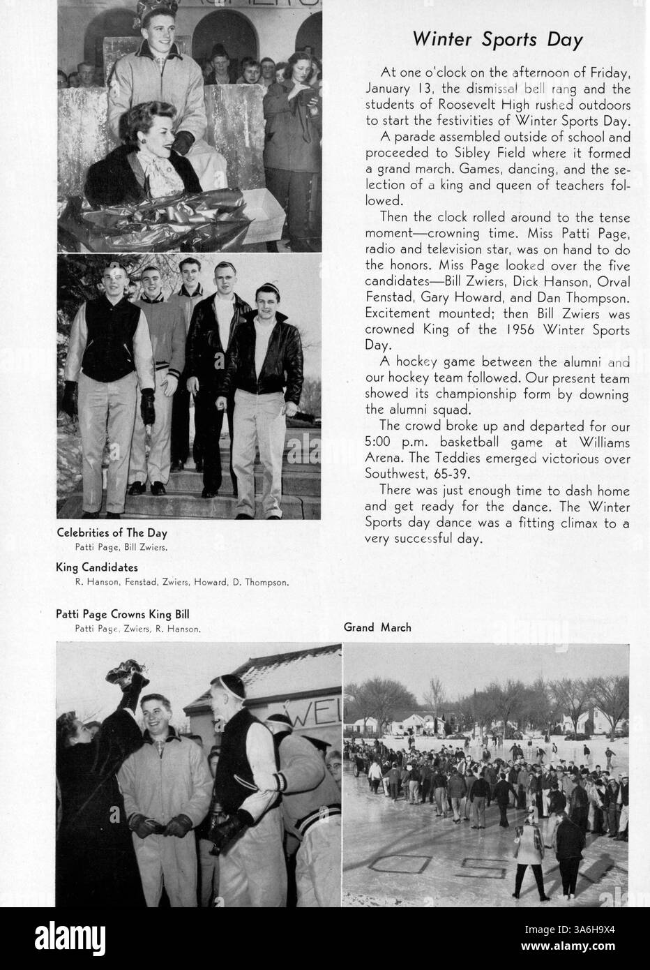 The 1956 'Sagamore the Spirit of 56' yearbook captures the key moments ...