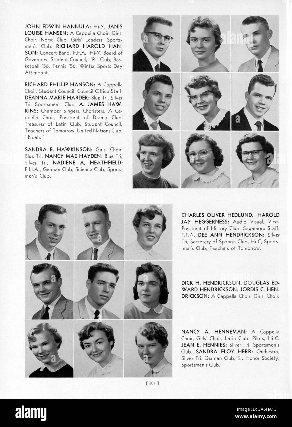 This 1955 yearbook from roosevelt high school highlights student hi-res ...