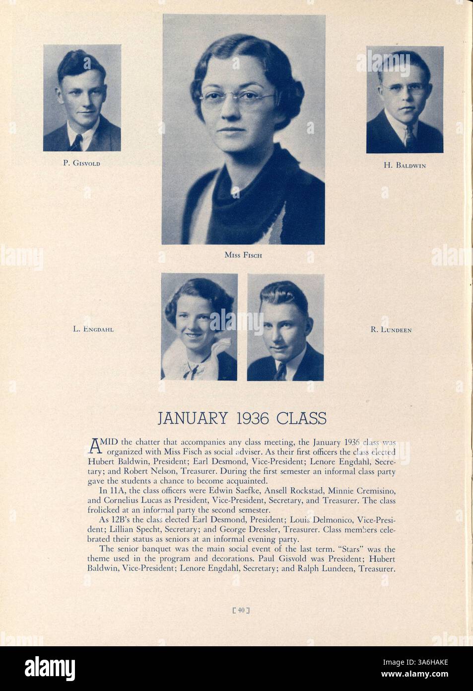 This 1936 'Wizard' yearbook from Edison High School reflects on the ...
