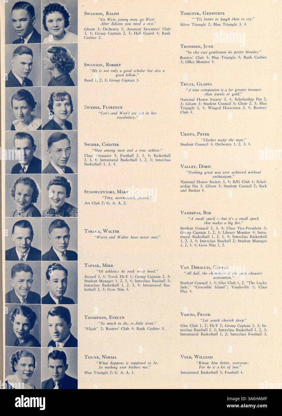 This 1936 high school yearbook provides a comprehensive view of hi-res ...
