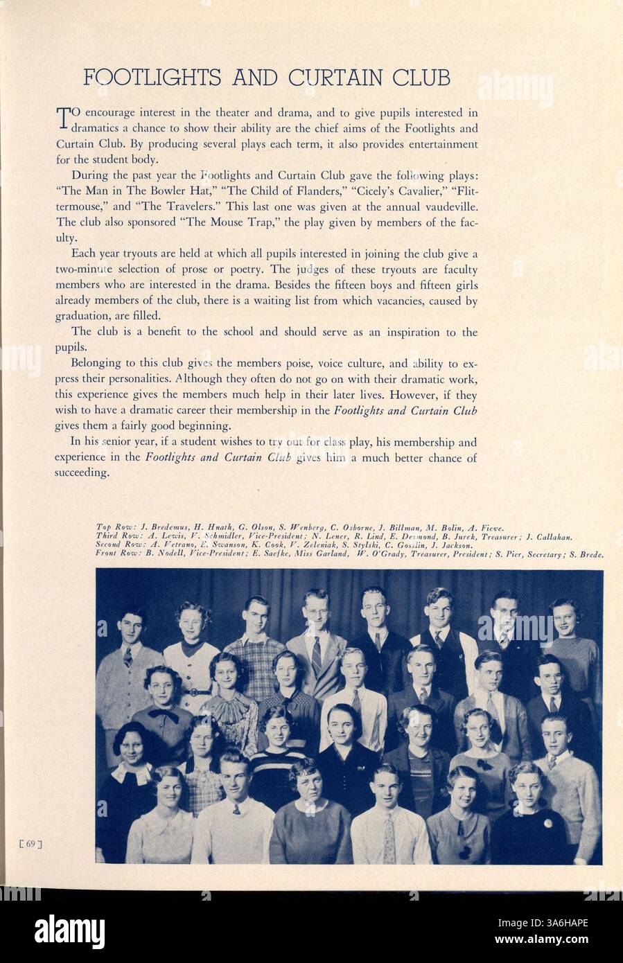 The 1936 'Wizard' yearbook from Edison High School documents the ...