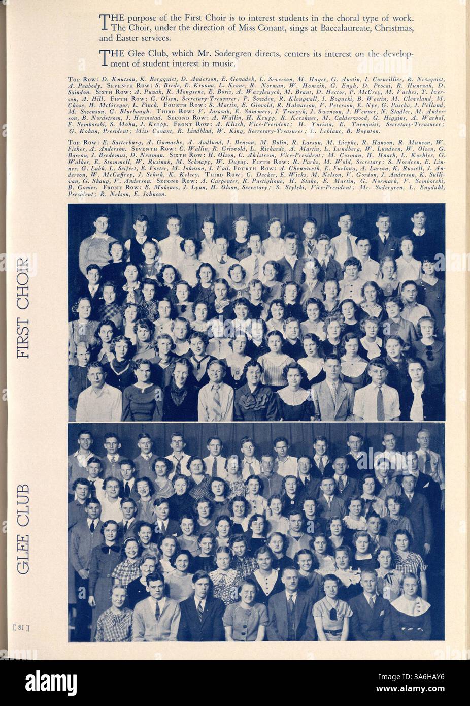 The 1936 'Wizard' yearbook from Edison High School features highlights ...