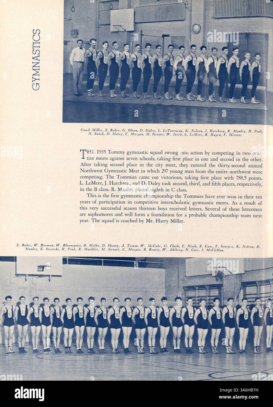 The 1936 'Wizard' yearbook documents the academic, athletic, and extracurricular activities at ...