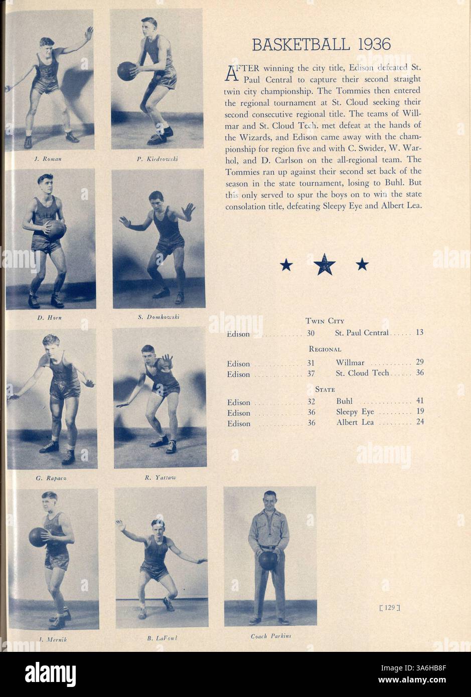 This 1936 'Wizard' yearbook from Edison High School highlights the ...