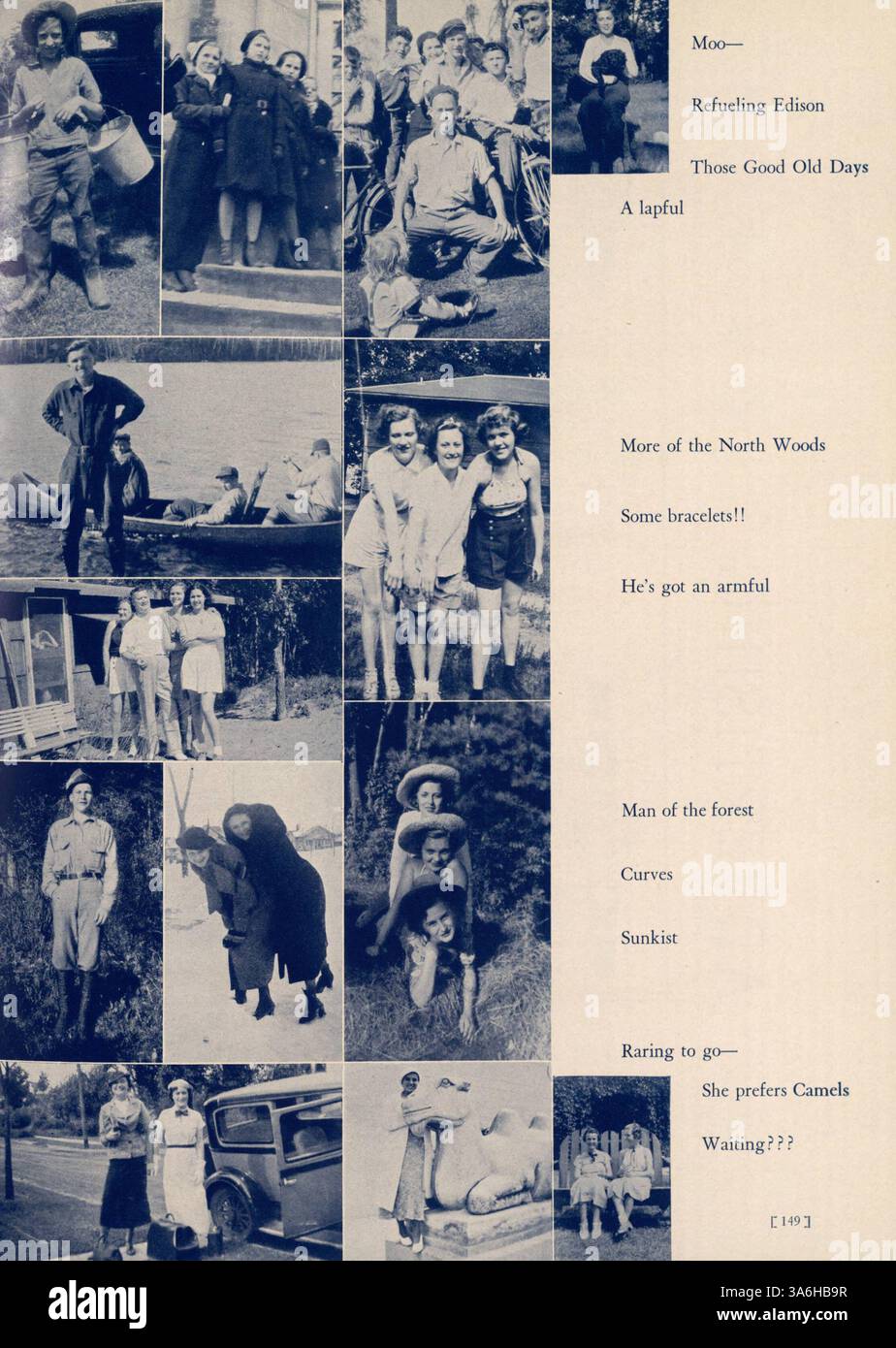 The 1936 'Wizard' yearbook from Edison High School chronicles the ...