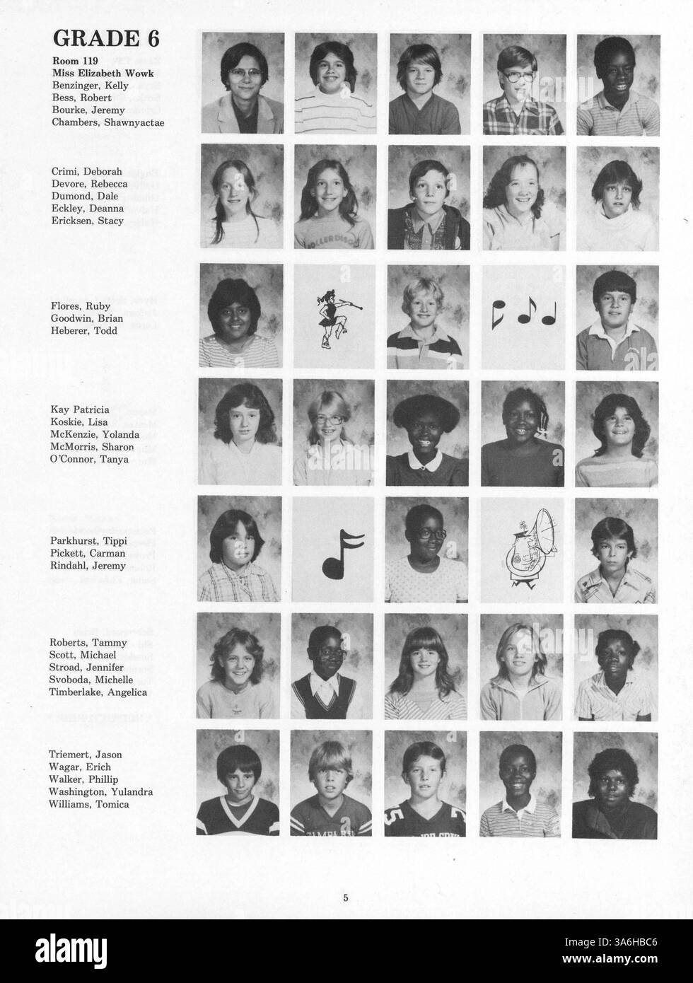This 1984 yearbook from Waite Park Elementary records the academic ...