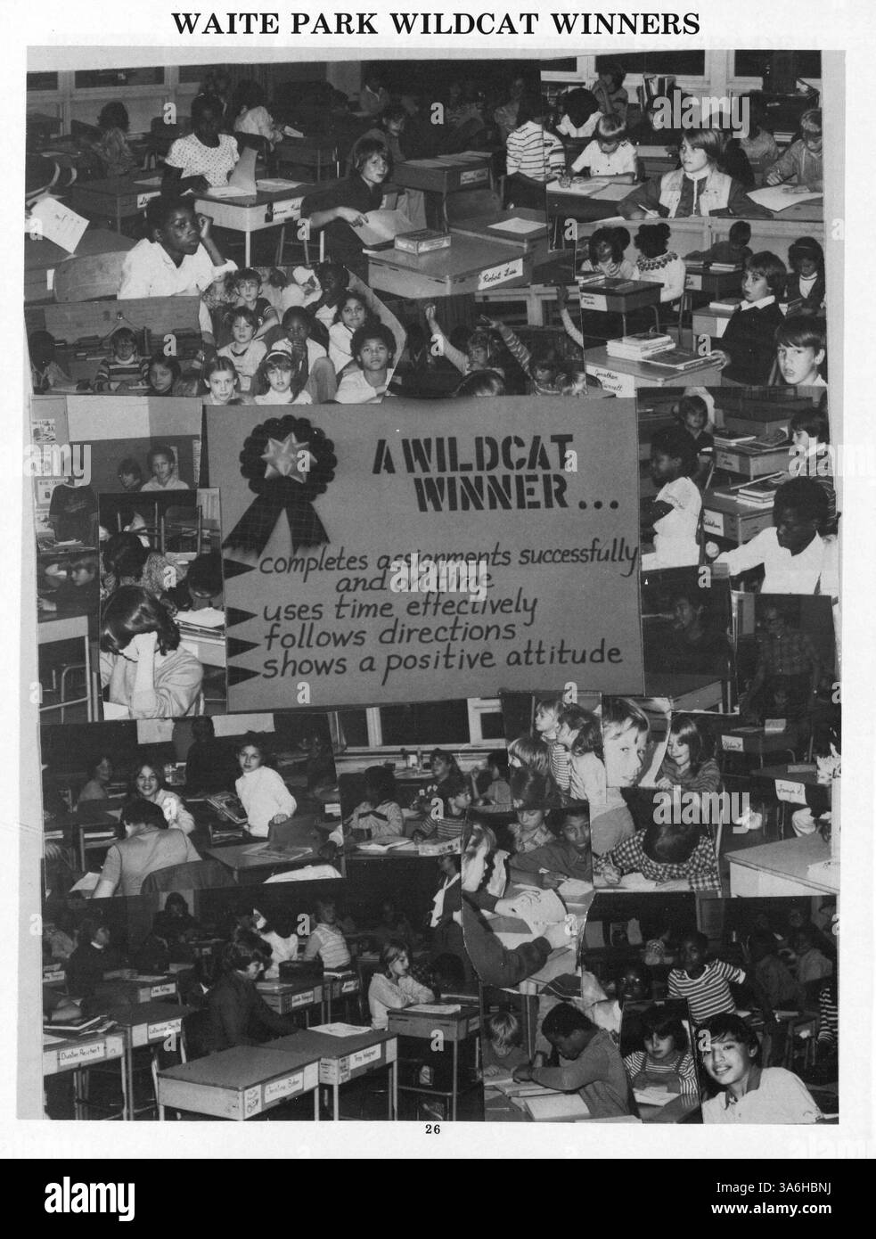 This yearbook captures student life at Waite Park Elementary during the ...