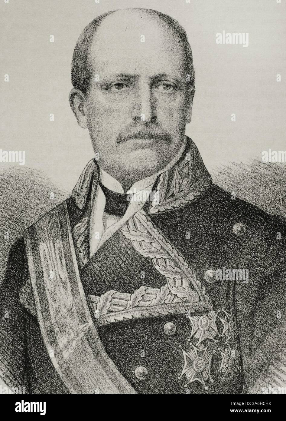 Francisco Serrano y Domínguez (1810-1885). 1st Duke of la Torre ...