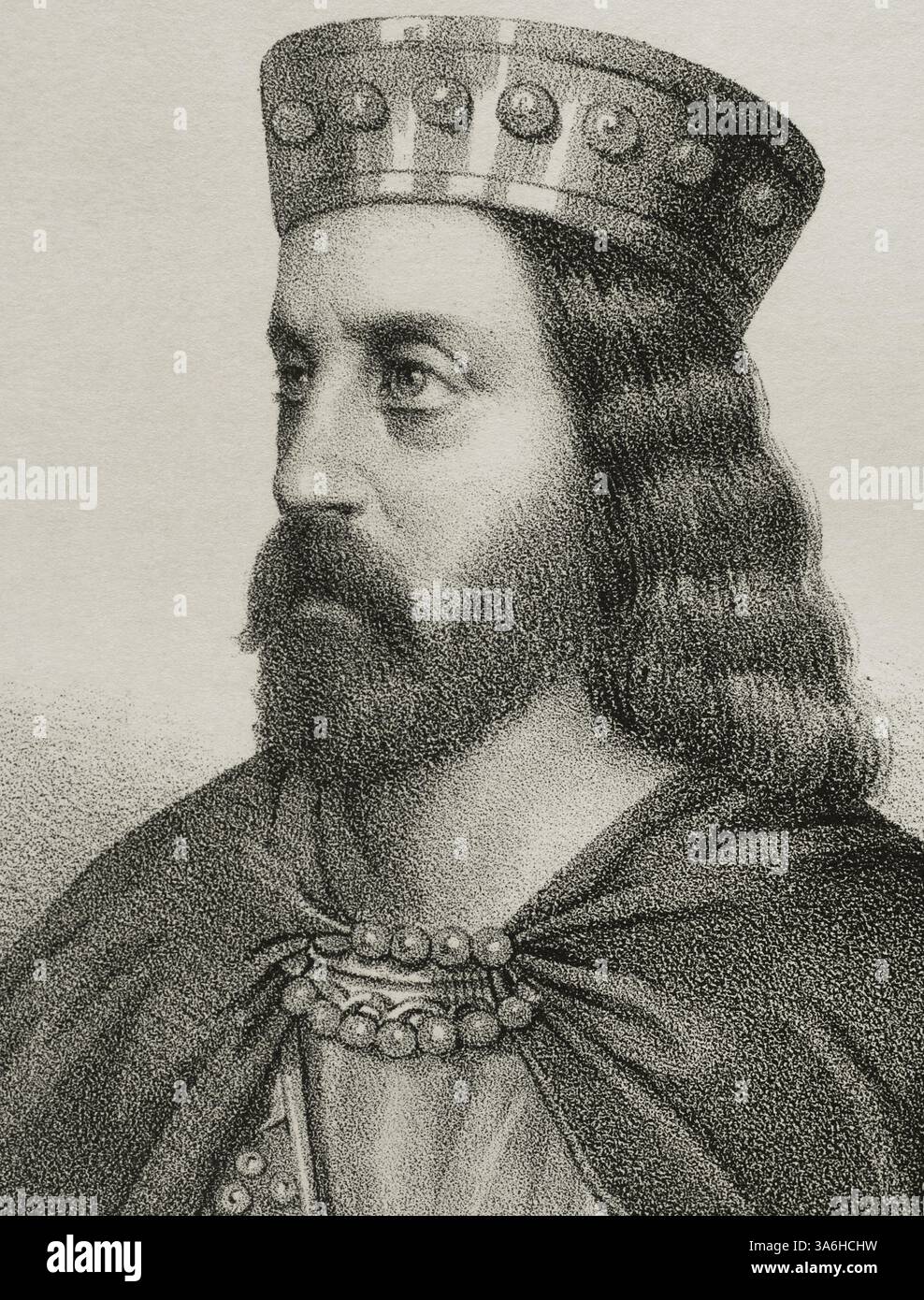 Alfonso I of Asturias, called the Catholic (693-757). King of Asturias ...
