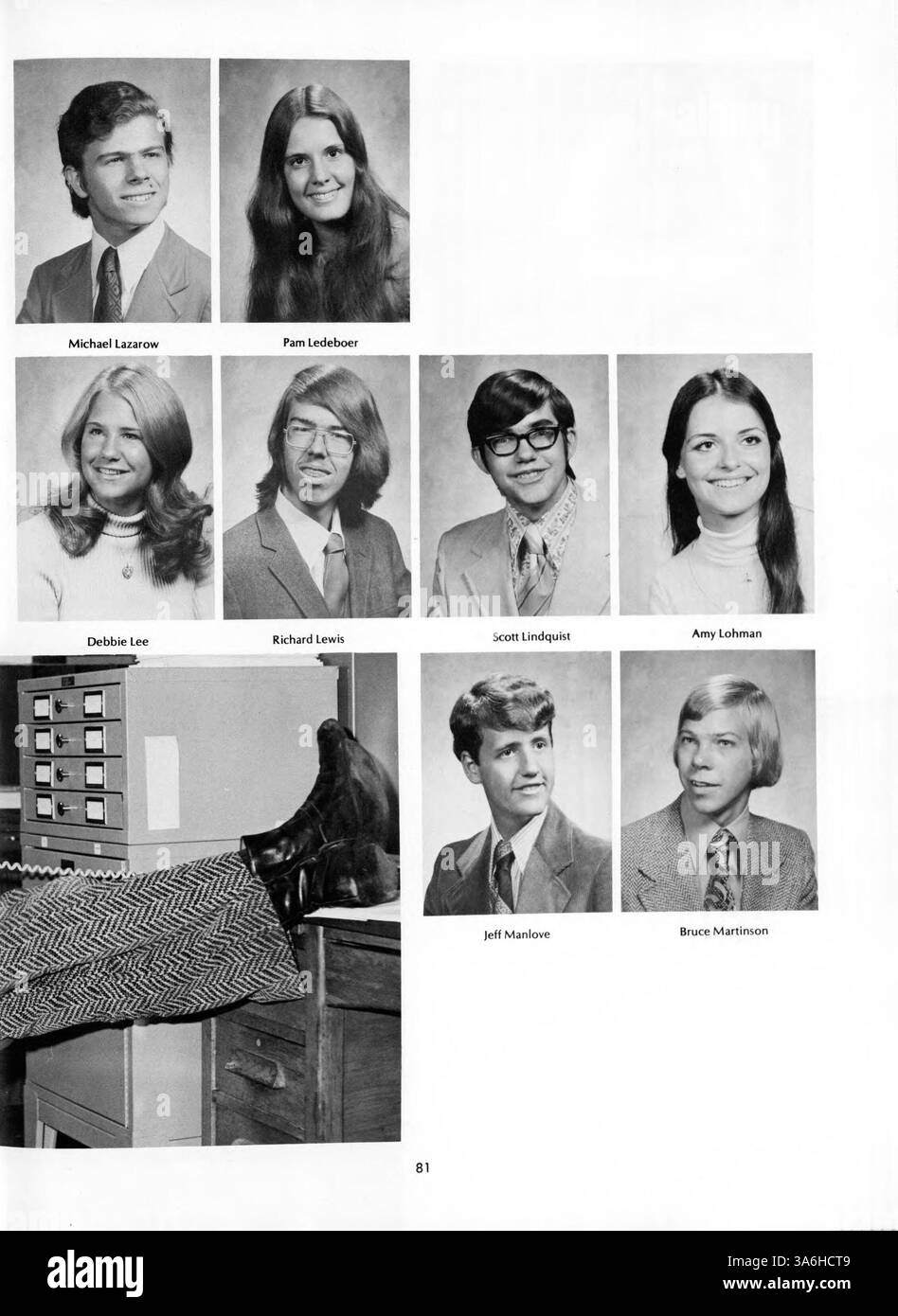 Minnehaha Academy’s 1973 Antler Yearbook showcases student portraits ...