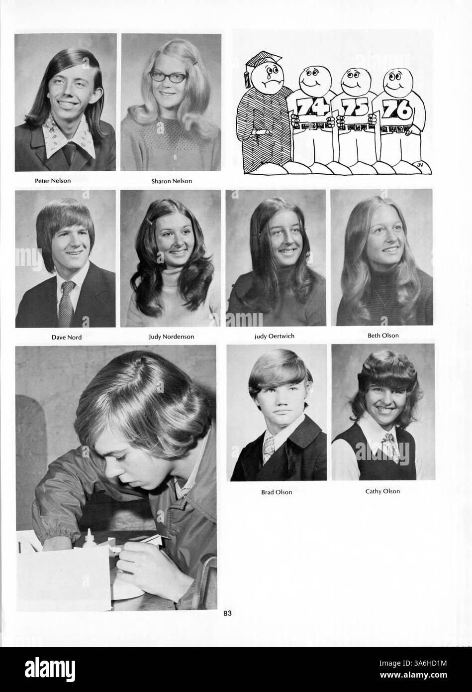 The 1973 Antler Yearbook from Minnehaha Academy documents a wide range ...