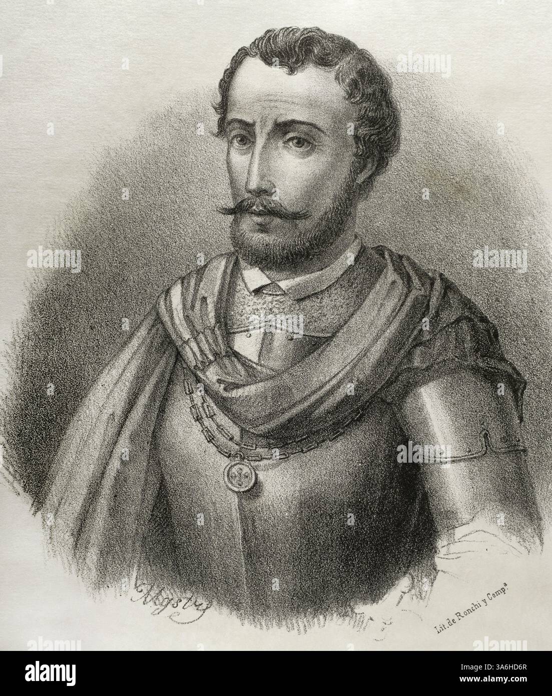 Diego Hurtado de Mendoza y Pacheco (1503-1575). Spanish poet and ...