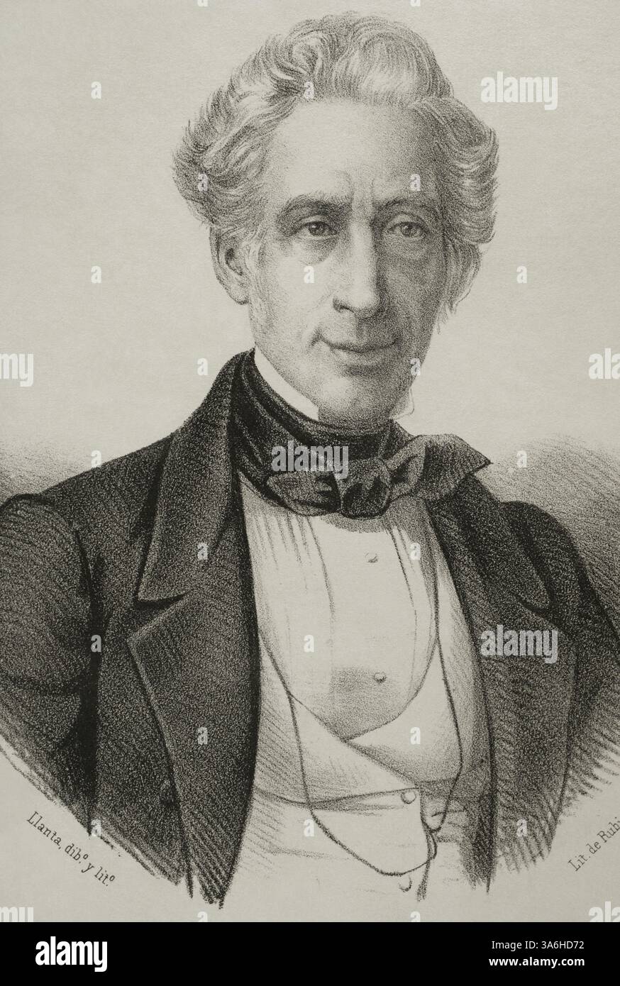 Francisco Martínez de la Rosa (1787-1862). Spanish statesman and ...