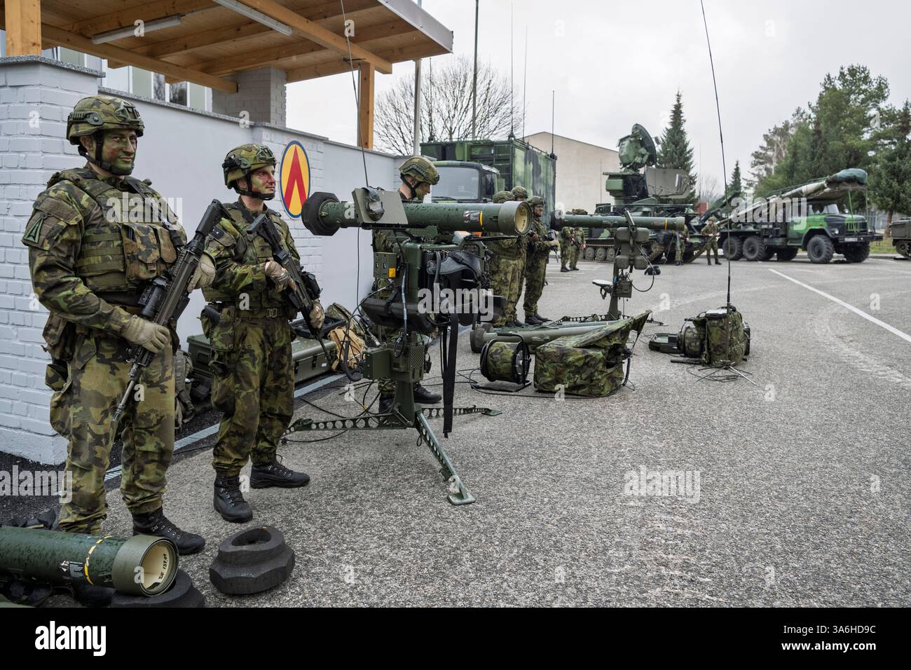Strakonice, Czech Republic. 25th Mar, 2025. Visit of Czech Defence ...