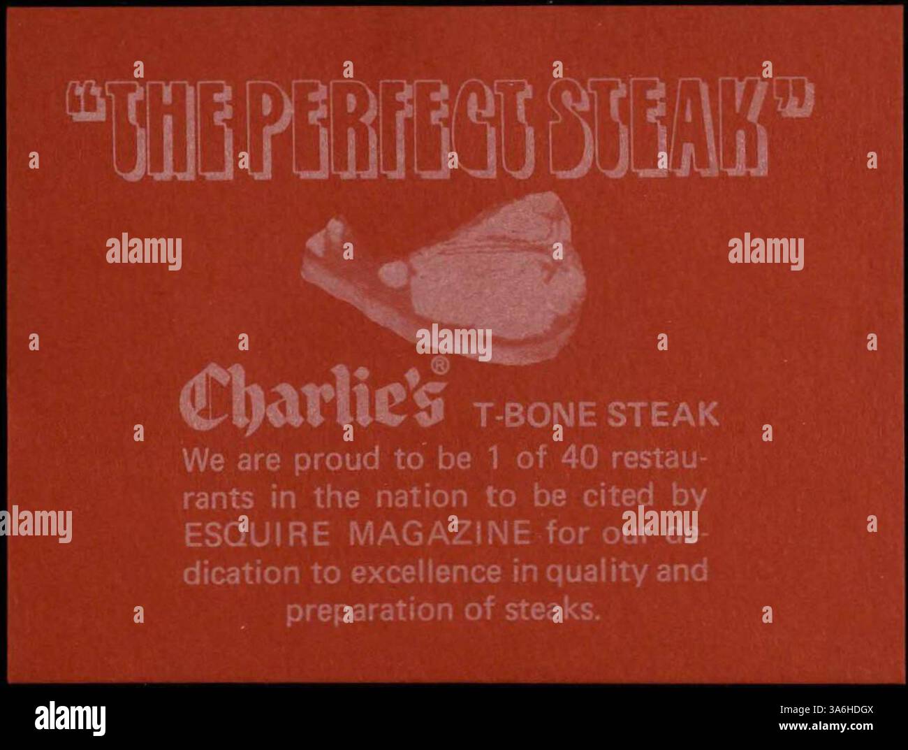 A promotional card for Charlie's Cafe Exceptionale, highlighting their ...