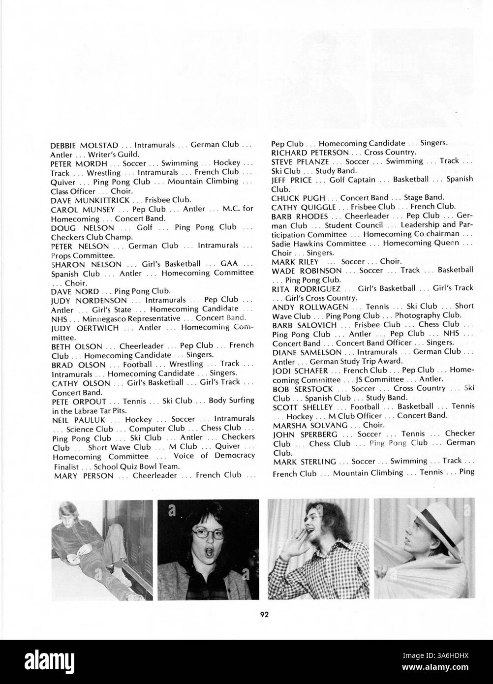 The 1973 Antler Yearbook from Minnehaha Academy showcases the students ...