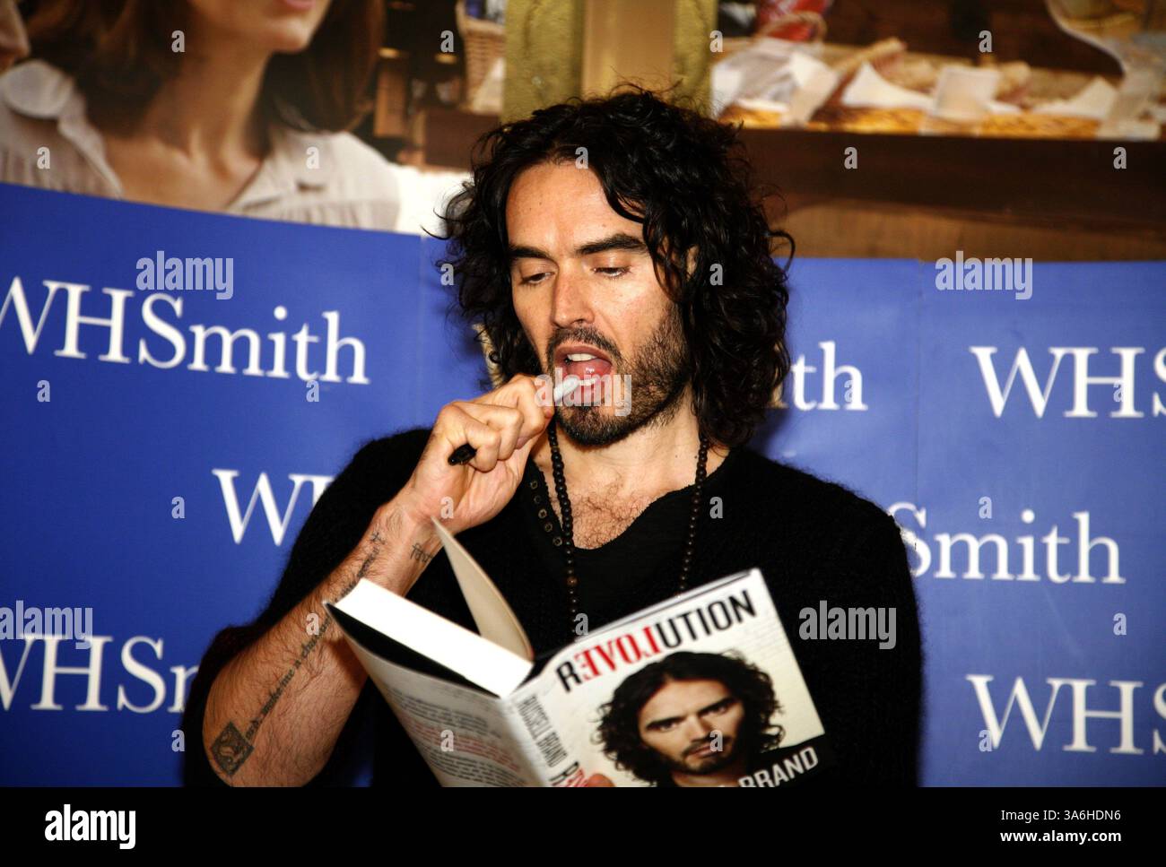 Dec. 4, 2014 - London, England - Russell Brand attends a book signing ...