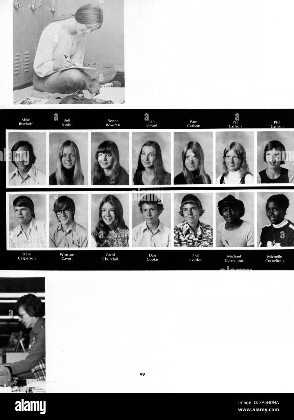 The 1973 antler yearbook highlights minnehaha academys athletic hi-res ...