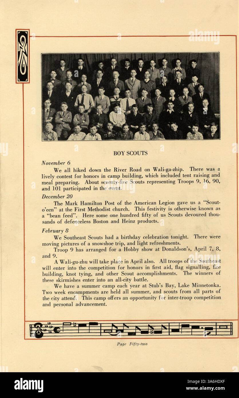 The 1927 Cardinal yearbook from Marshall High School highlights the ...