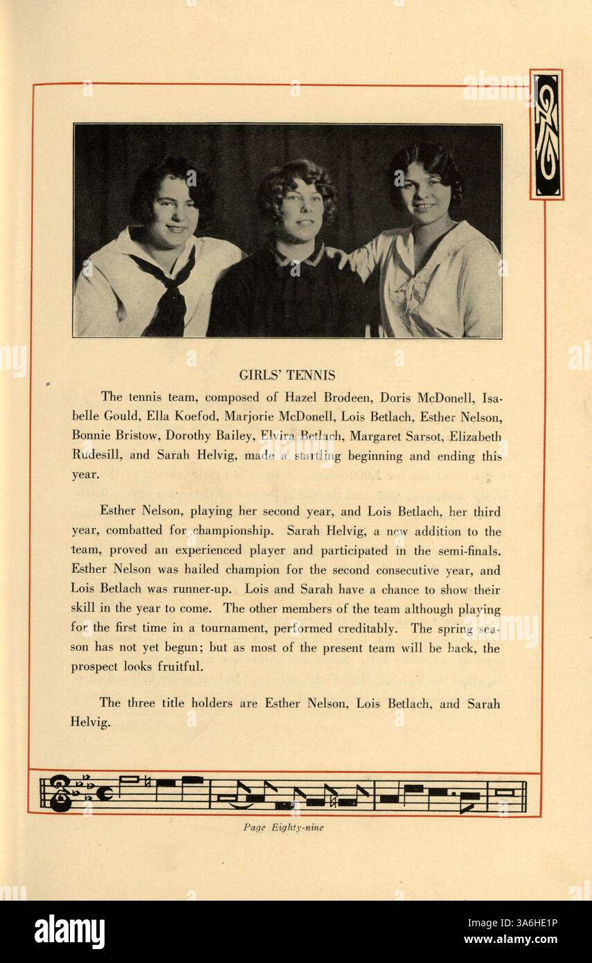 This high school yearbook from Marshall High School captures the 1926 ...