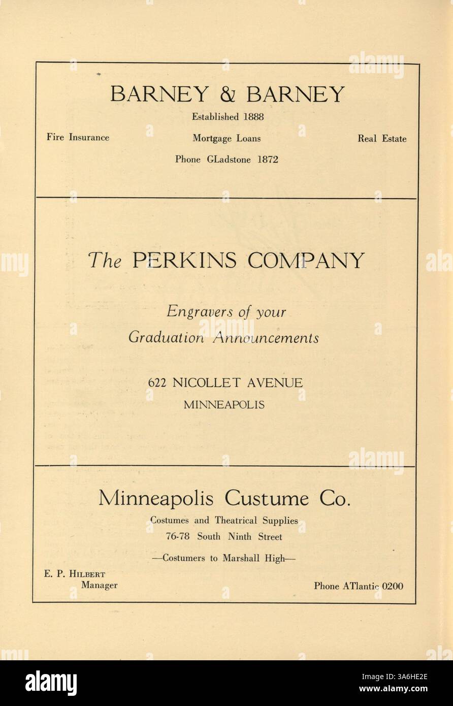 This 1927 Cardinal yearbook from Marshall High School documents the ...