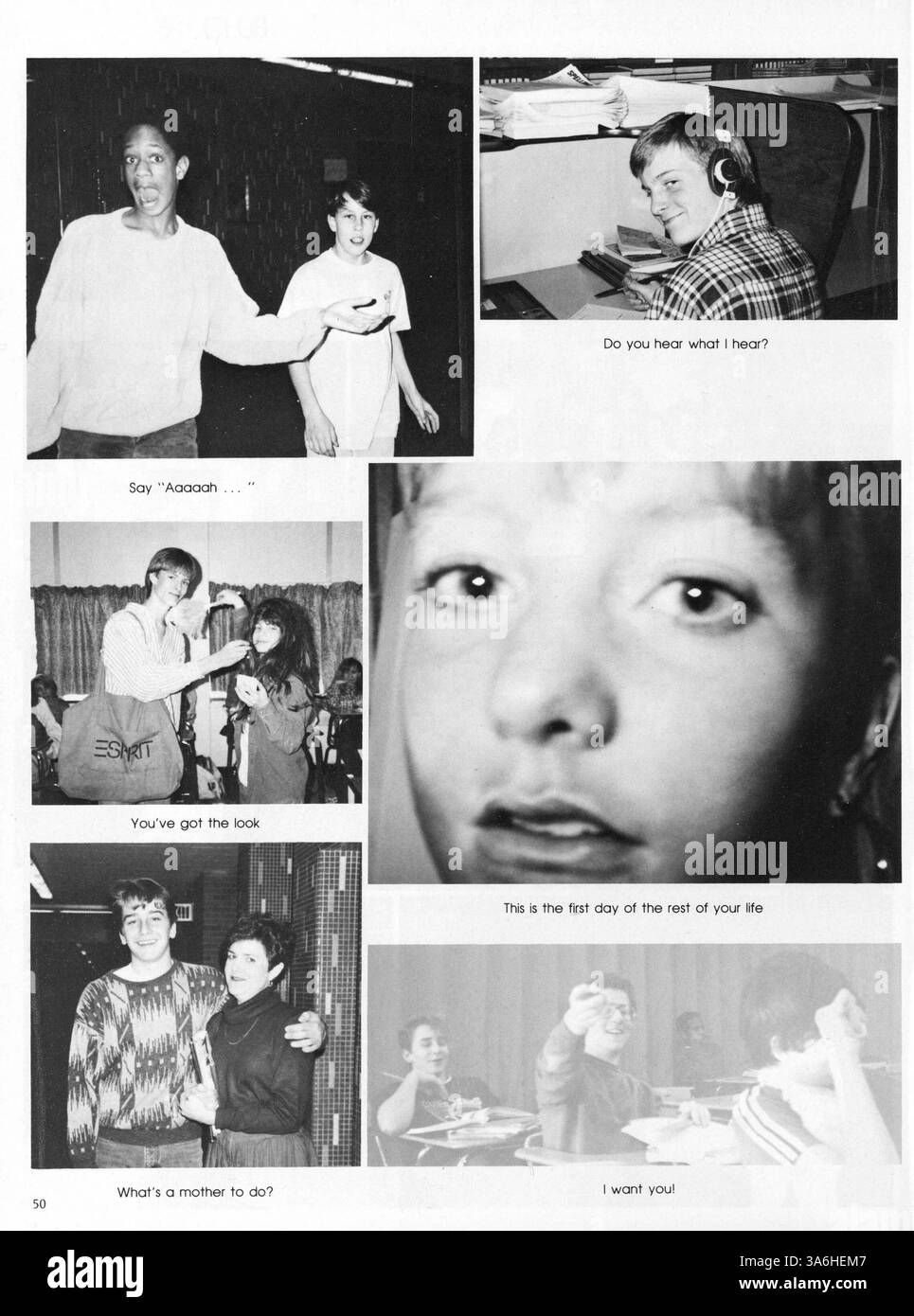 The 1988 Hopkins North Junior High yearbook showcases students ...
