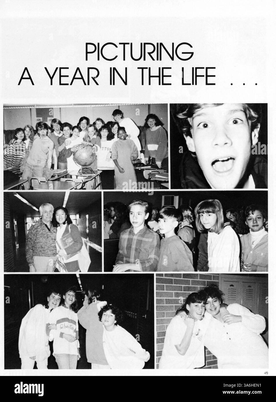 This 1988 yearbook from Hopkins North Junior High records the key moments of the 1987-1988 ...