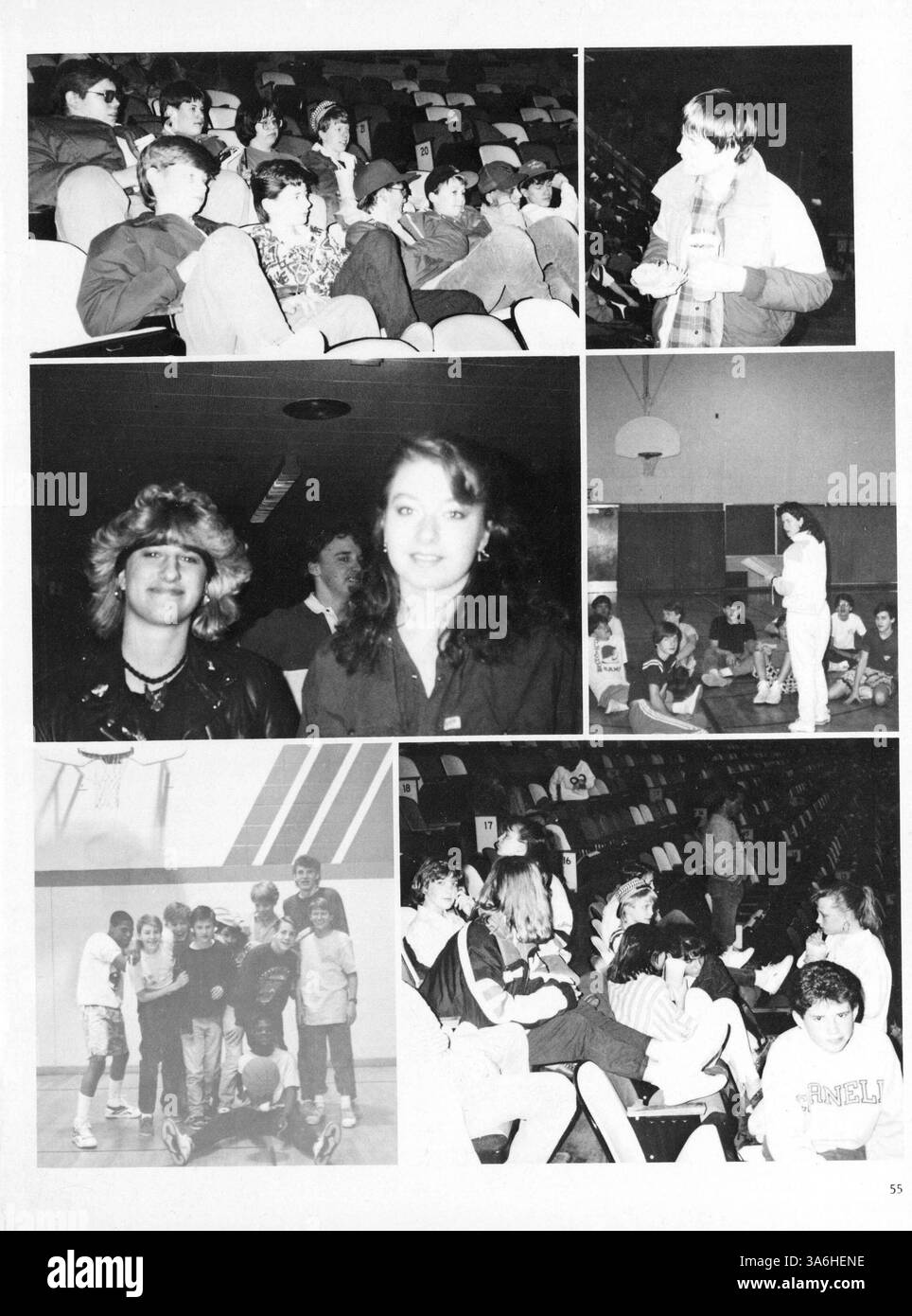 The 1988 yearbook from Hopkins North Junior High features student life ...