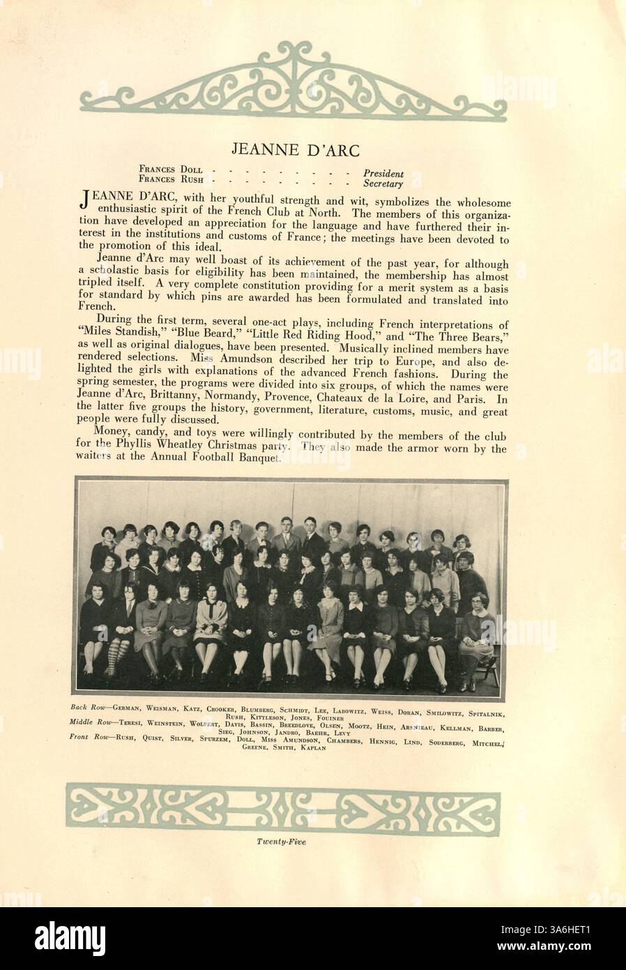 The 1927 Polaris yearbook from North High School showcases the ...
