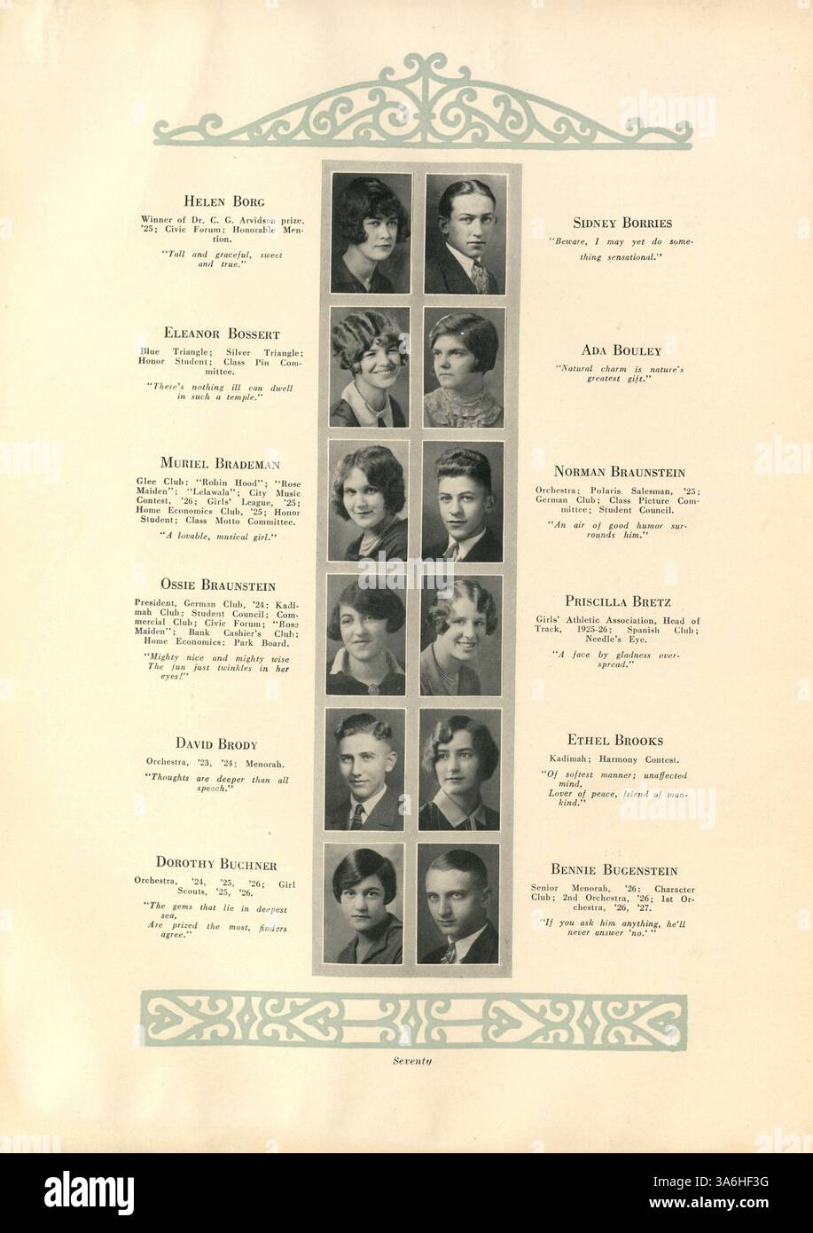 The 1927 'Polaris' yearbook from North High School documents ...