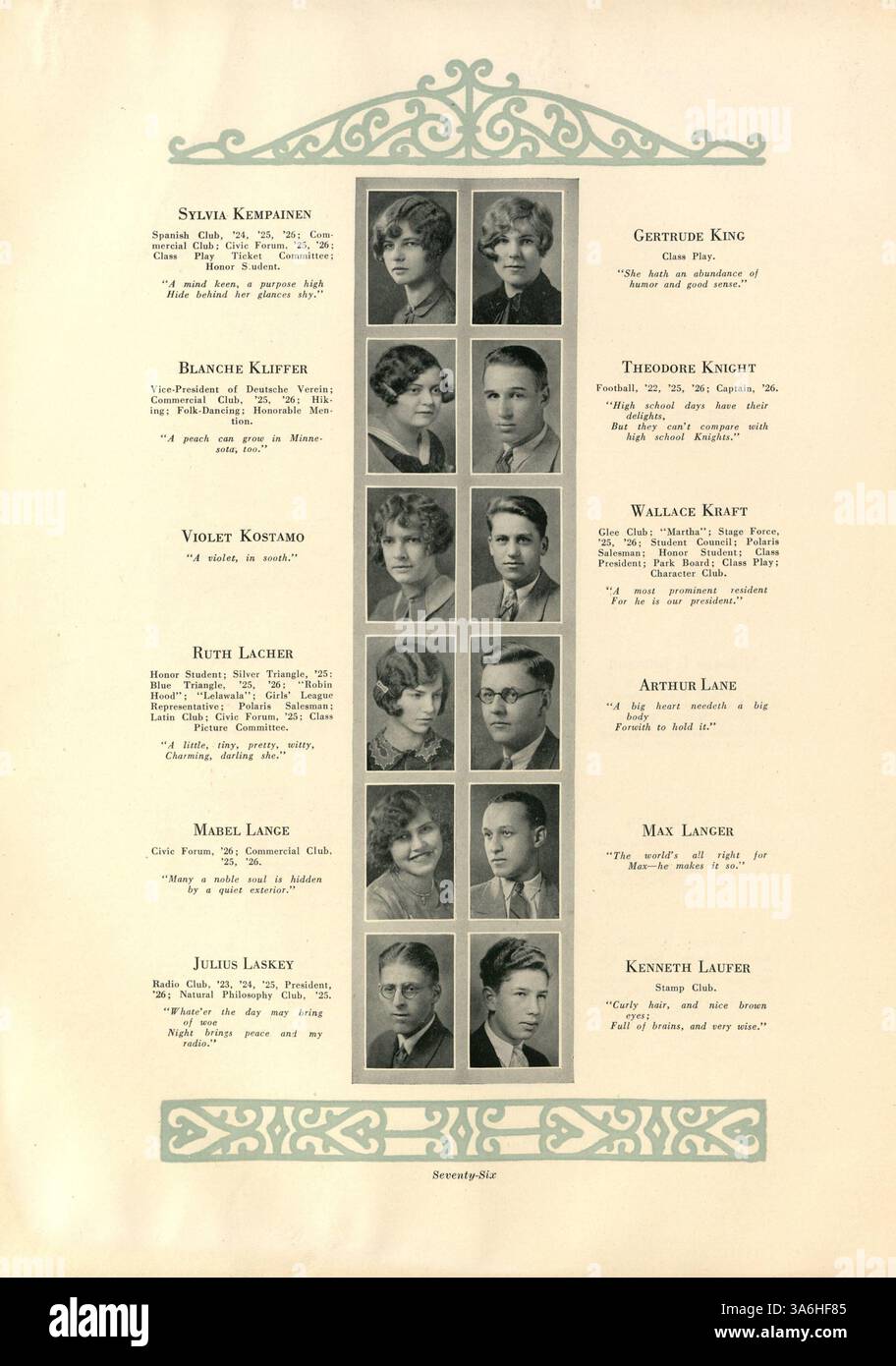 The 1927 edition of the 'Polaris' yearbook from North High School ...