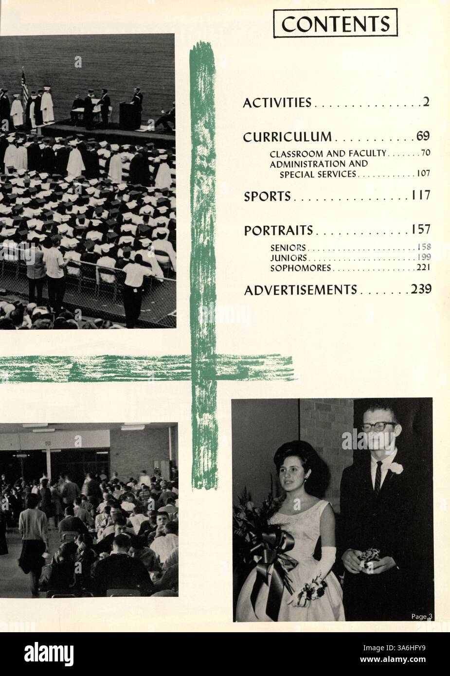 This 1964 edition of Bloomington High's yearbook, '64 Bear,' includes a thorough documentation ...