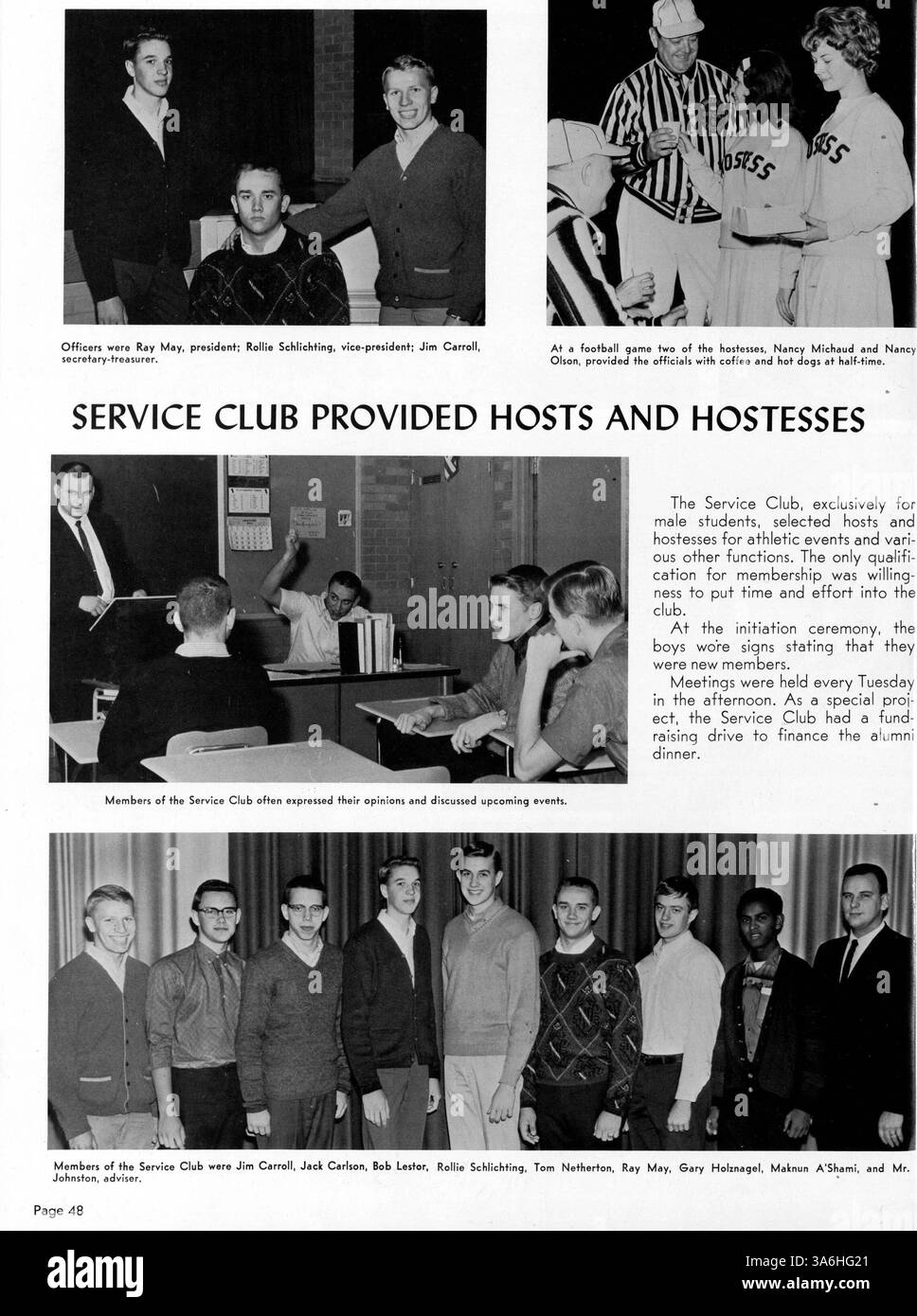 The '64 Bear' yearbook from Bloomington High School records key moments ...
