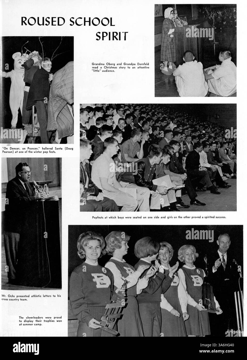 The 1964 Bloomington High Yearbook highlights the activities, social ...