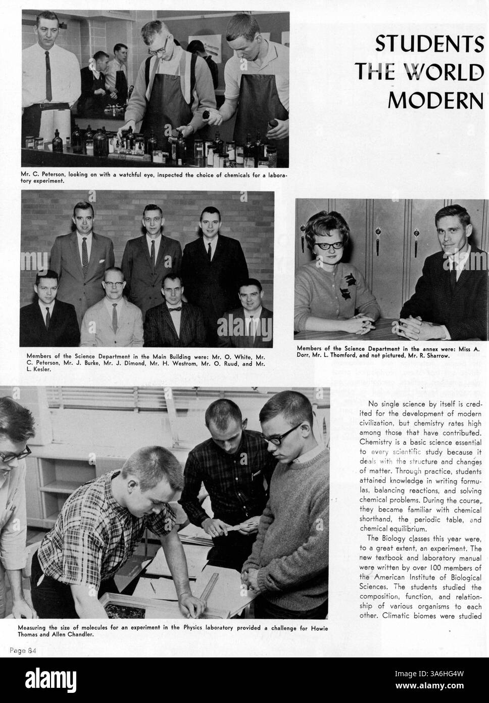 The 1964 '64 Bear' yearbook from Bloomington High School features ...