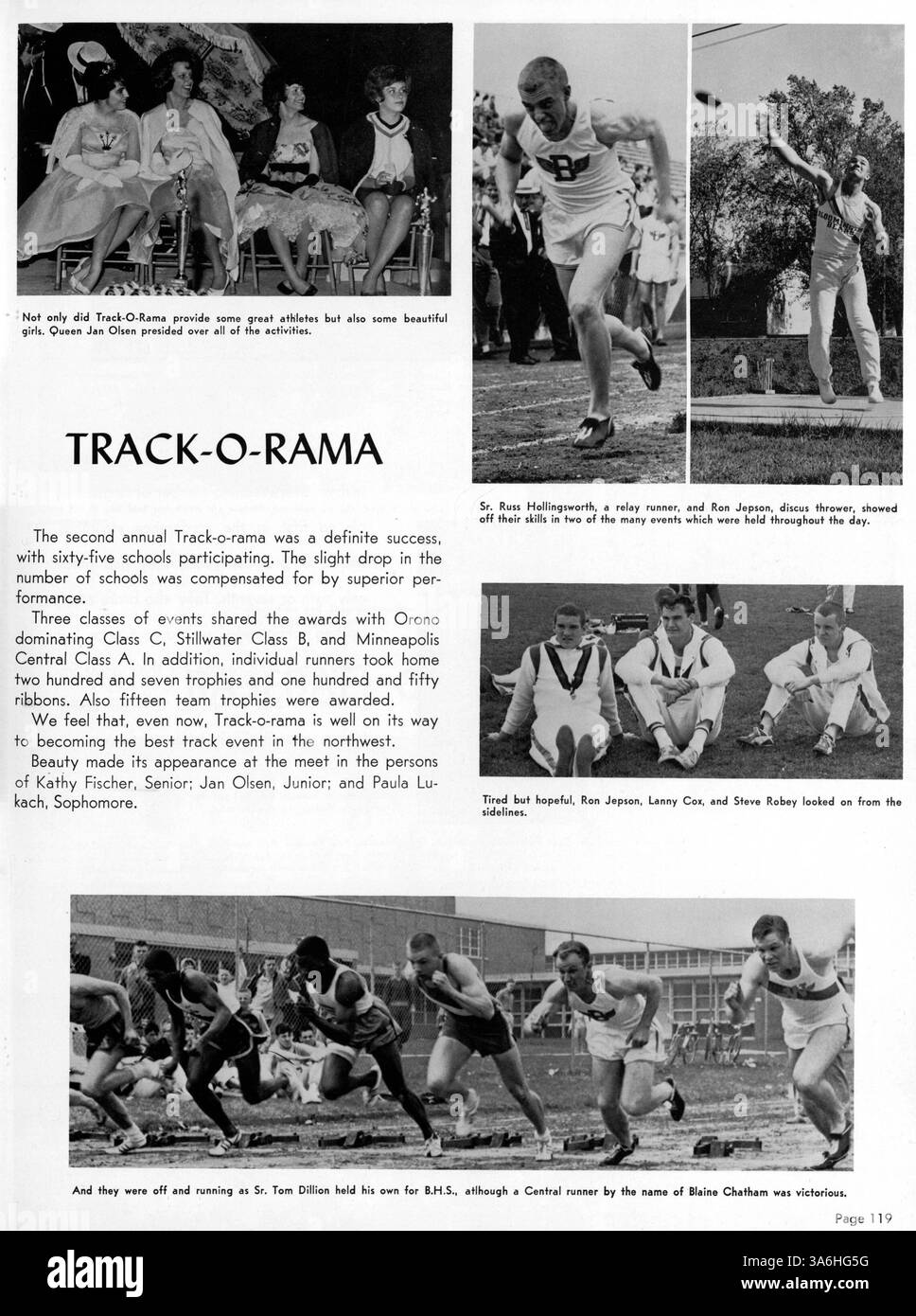 This 1964 edition of the '64 Bear' yearbook from Bloomington High ...