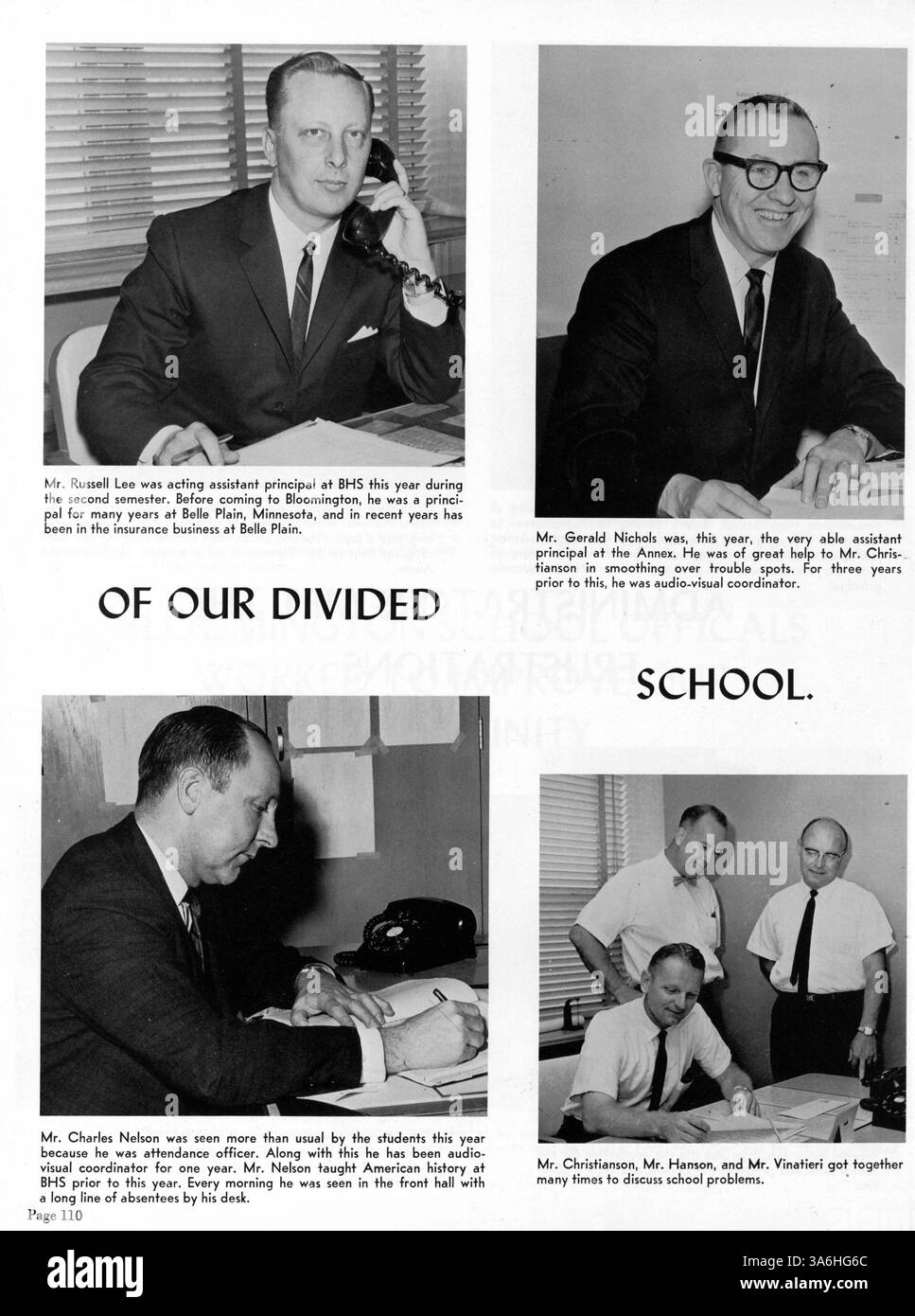 The 1964 '64 Bear' yearbook from Bloomington High School captures ...