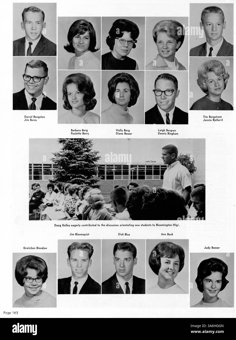 This high school annual, the 1964 '64 Bear' yearbook from Bloomington ...